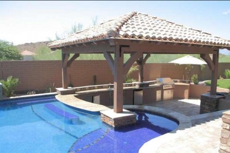 Quiosques para piscina: tipos + 20 fotos de modelos incríveis